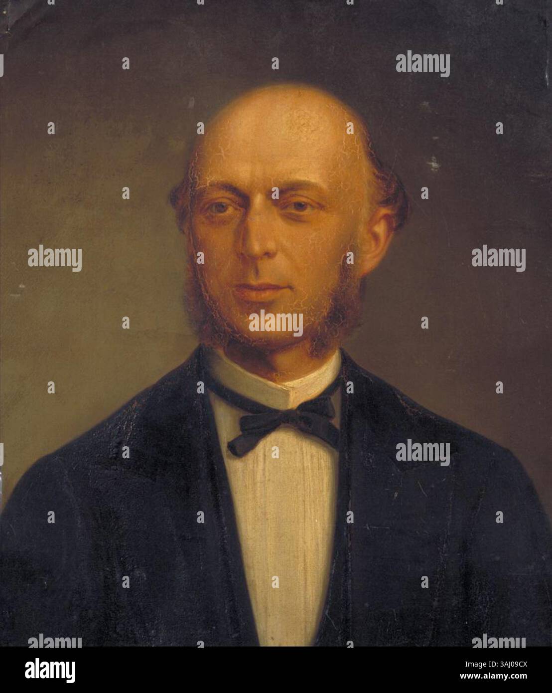 This 1879 oil portrait by an anonymous artist portrays Israel van ...