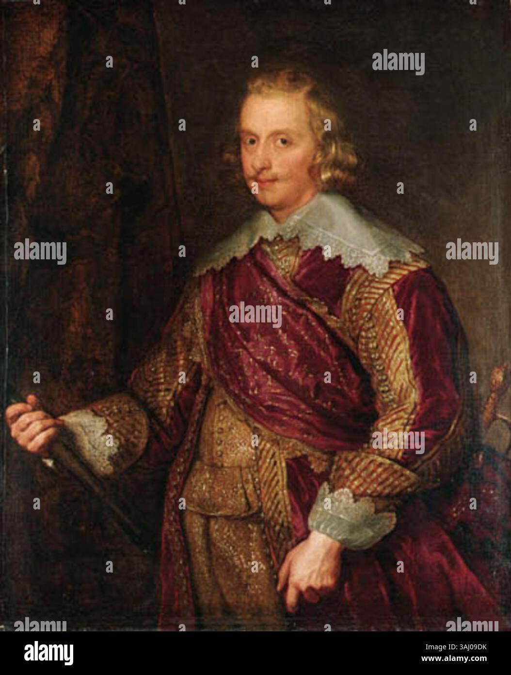 This 17th-century oil on canvas by Anthony van Dyck’s studio depicts ...