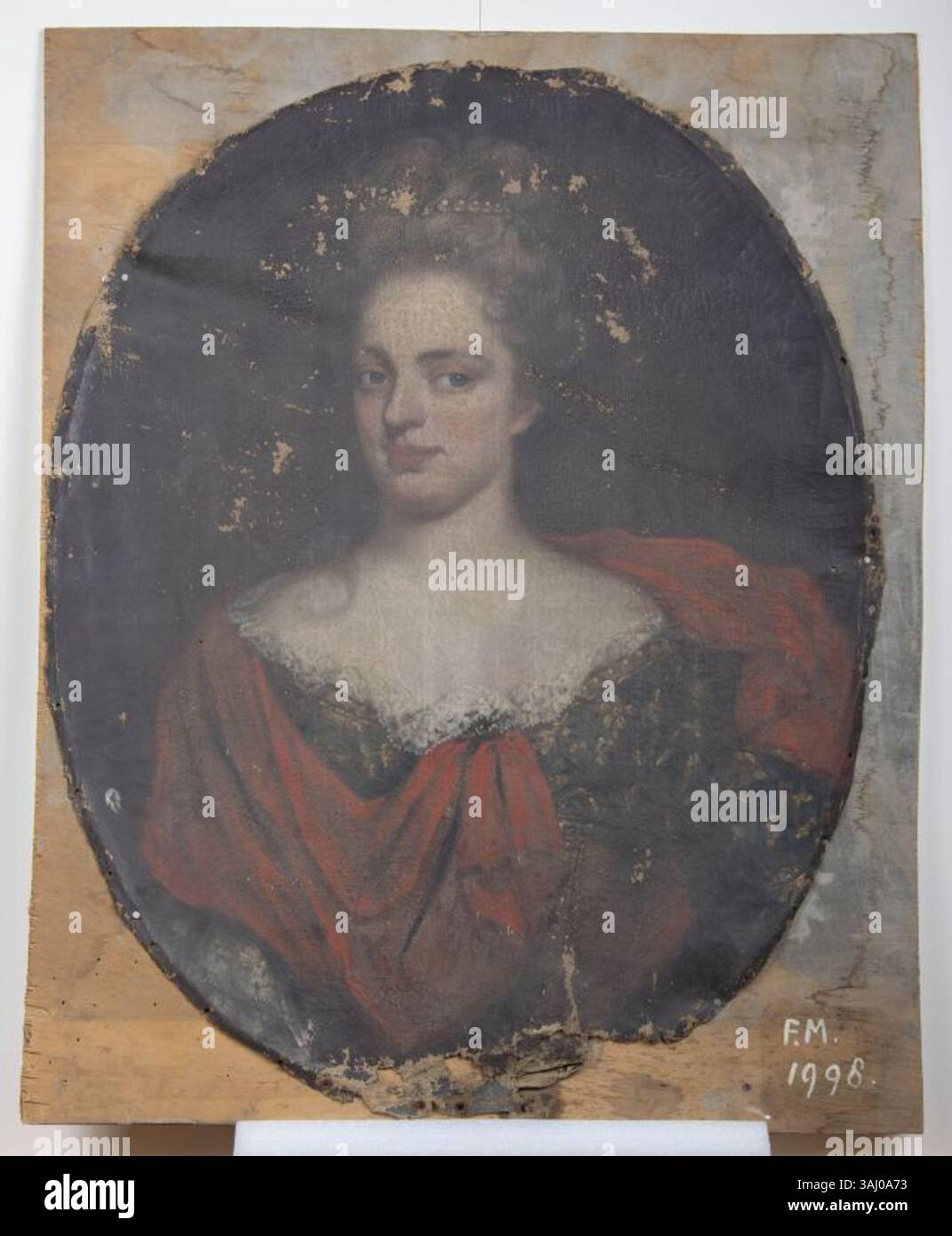 This 1724 portrait depicts an unknown woman, capturing the fashion and ...