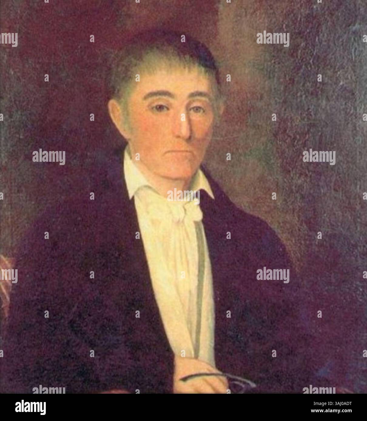 This 19th-century American portrait by an unknown artist features Isaac ...