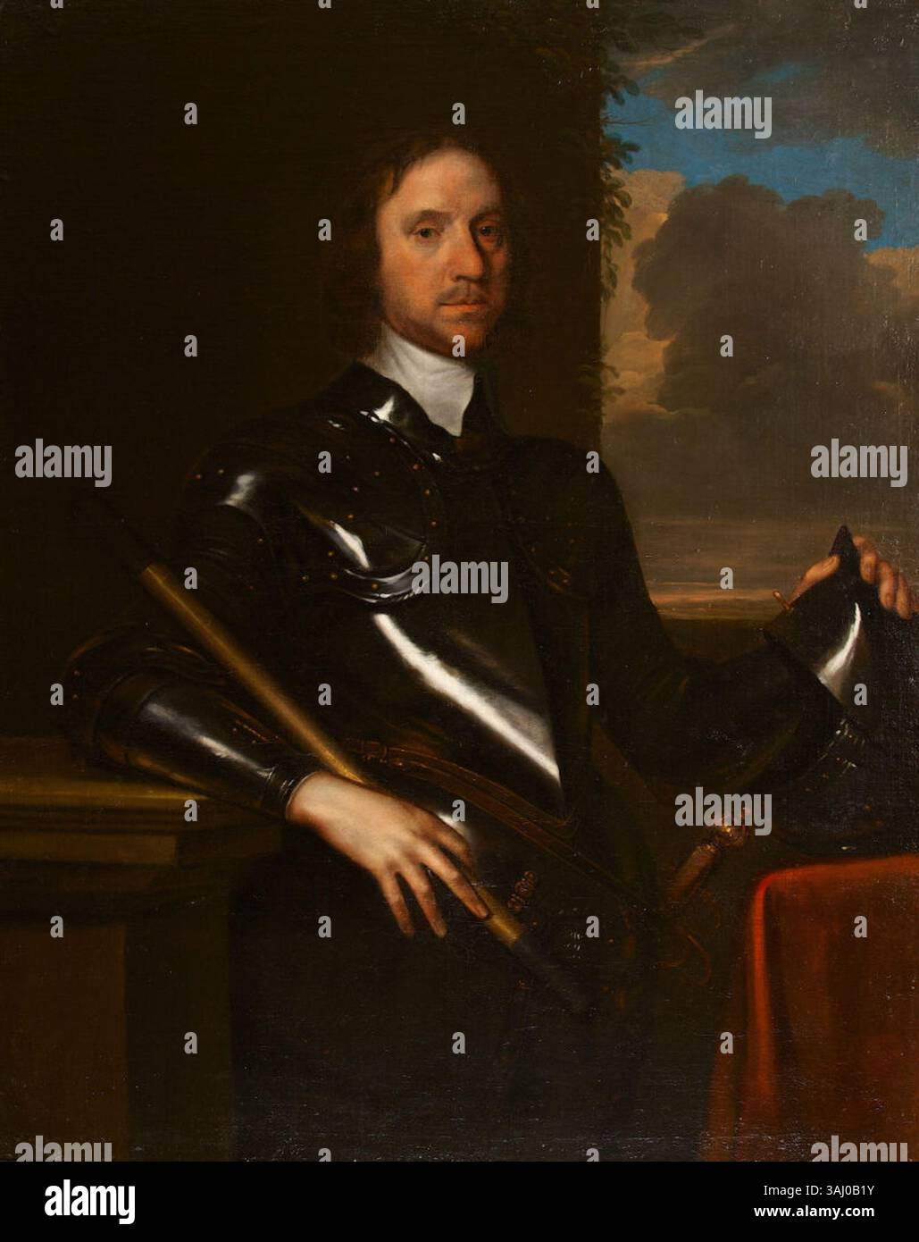This 17th-century portrait by Robert Walker depicts Oliver Cromwell ...