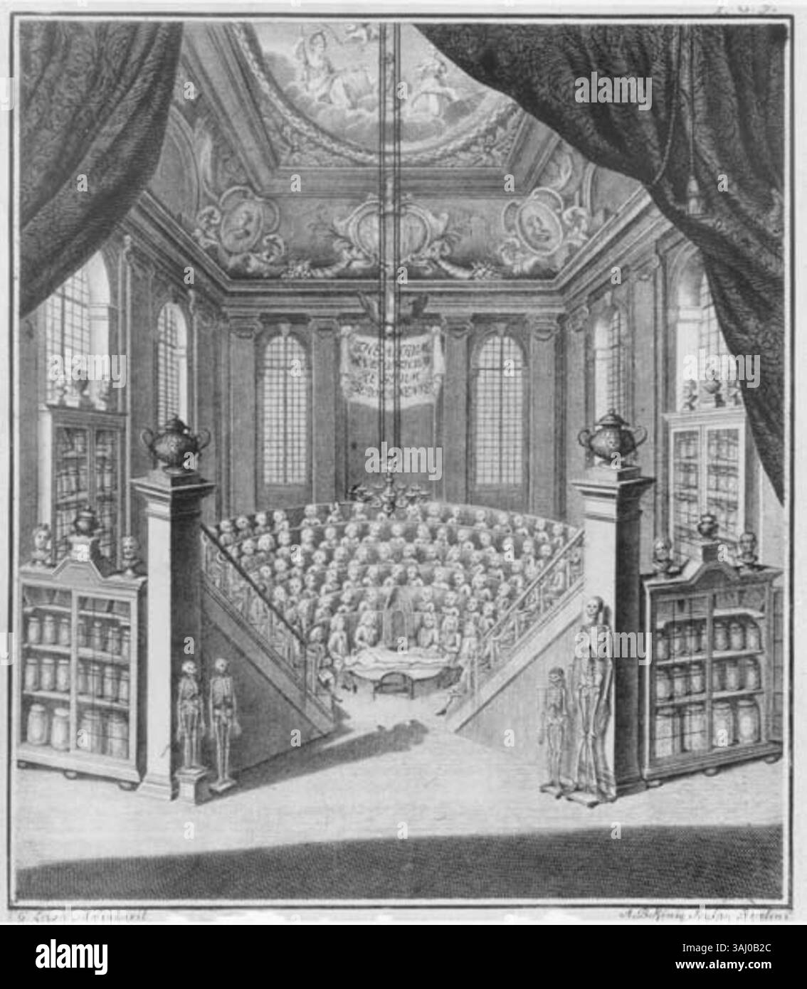 The Anatomical Theater in Berlin, completed in 1717, was located in the ...