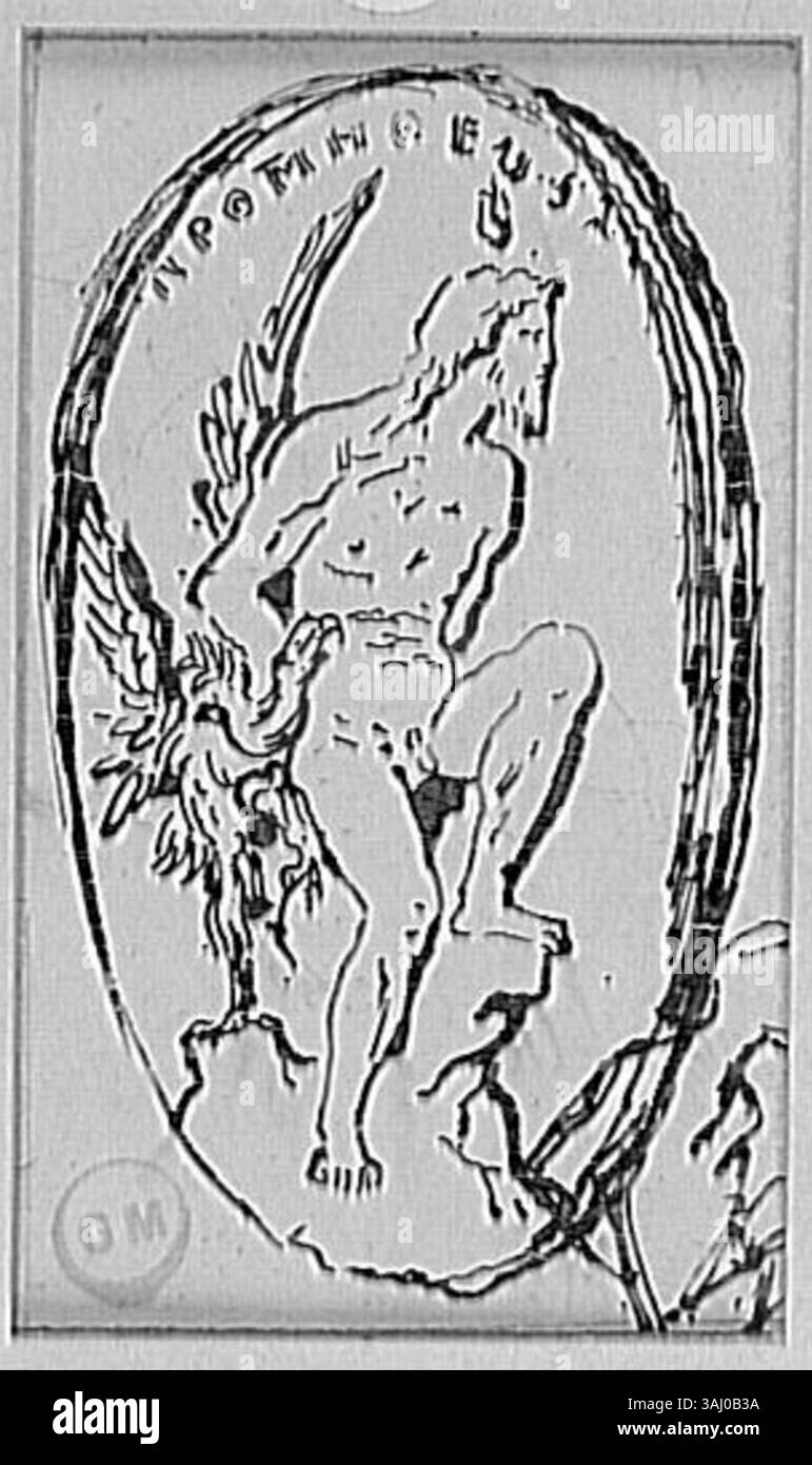 'Etude pour Prométhée' by Gustave Moreau (1826-1898) is a preparatory ...