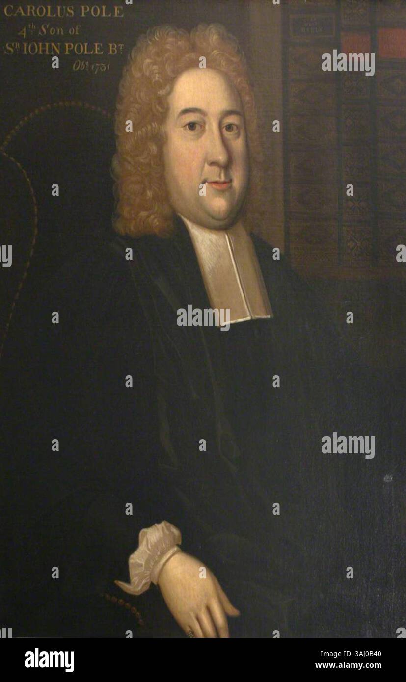 This portrait, created between 1670 and 1729, depicts Reverend Carolus ...