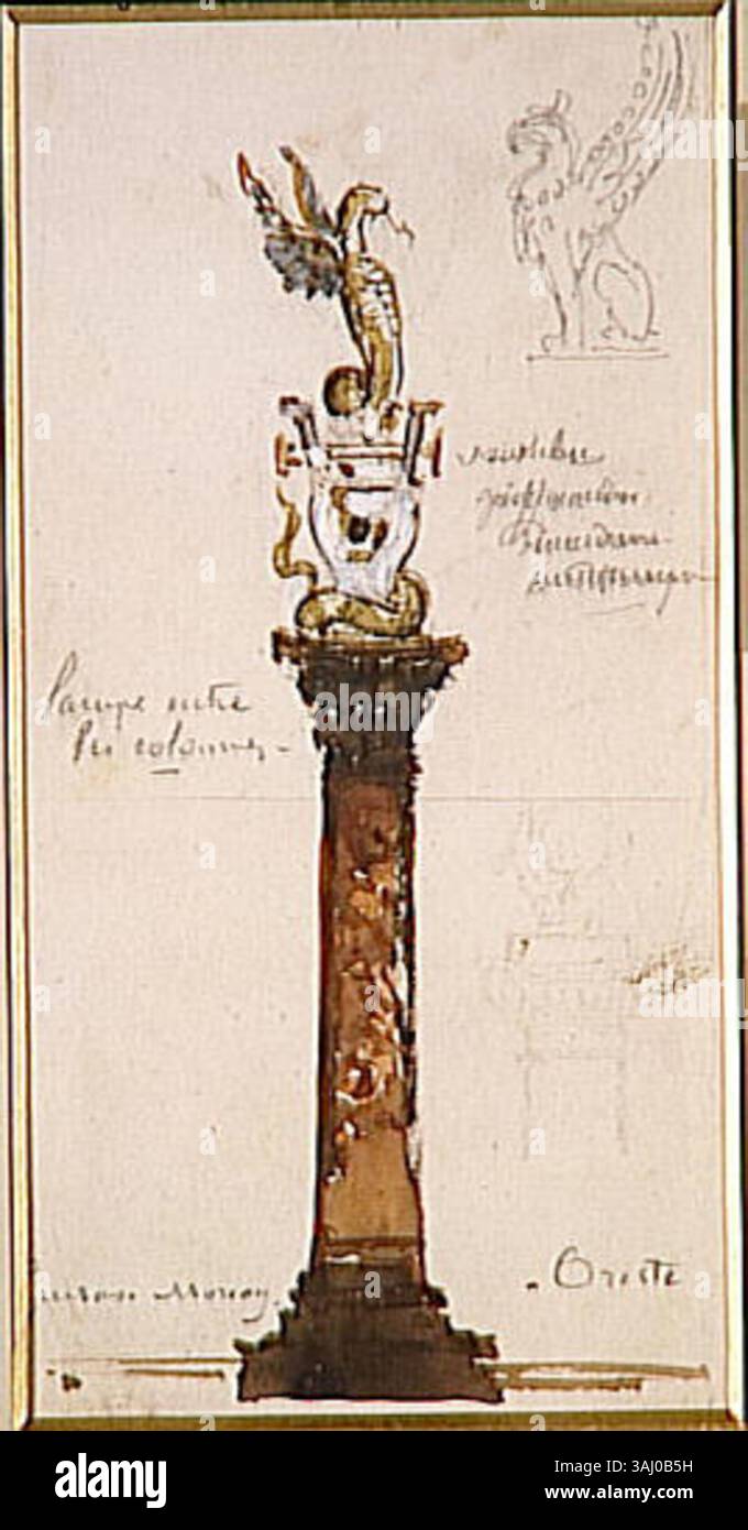 'Etude pour Oreste' (Study for Orestes) by Gustave Moreau is a ...