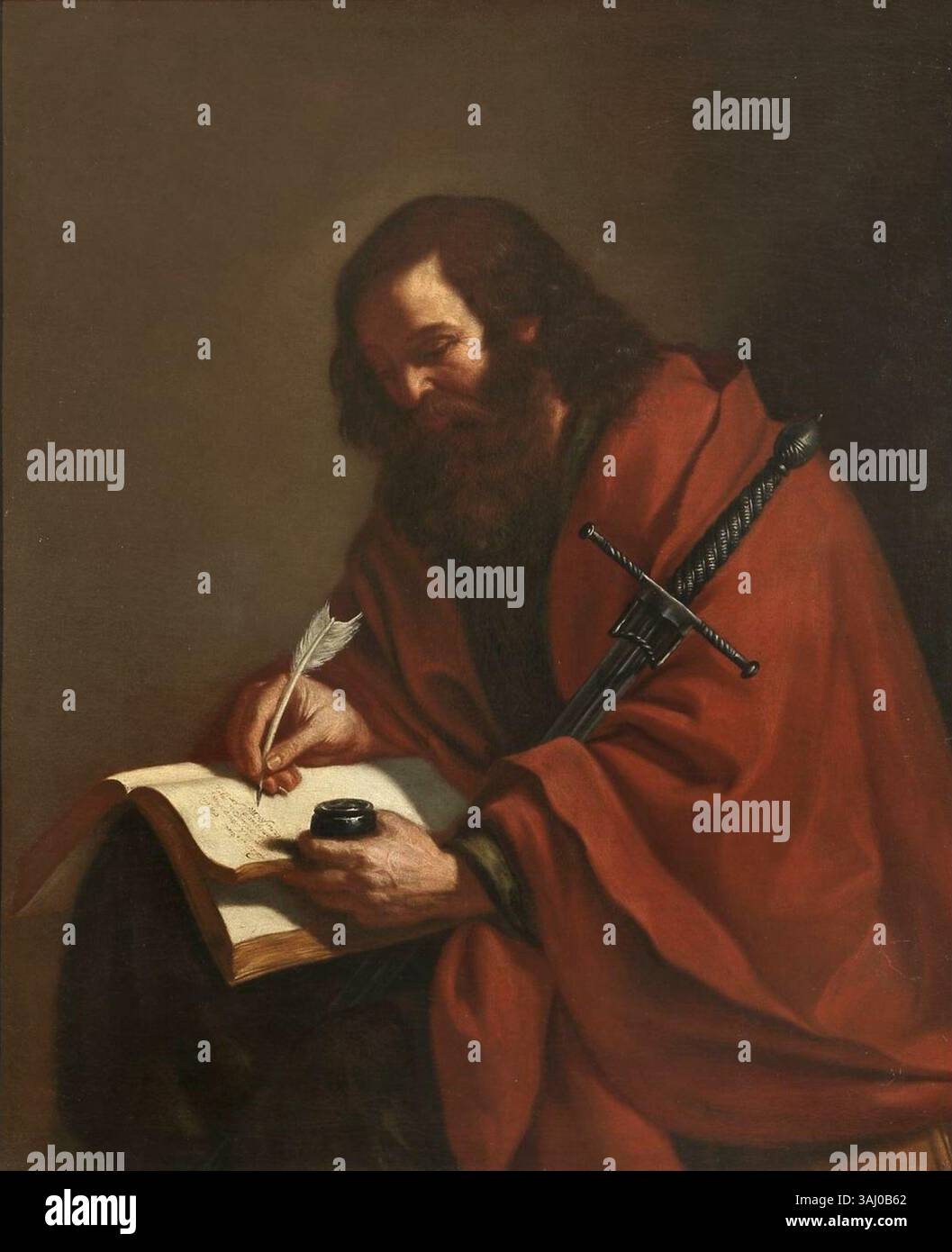 Guercino's 1644 painting 'San Paolo' (Saint Paul) portrays the biblical ...