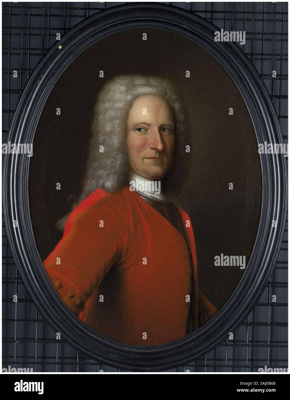 This 1756 portrait by Bernardus Accama depicts Pico Galenus van Sytzama ...