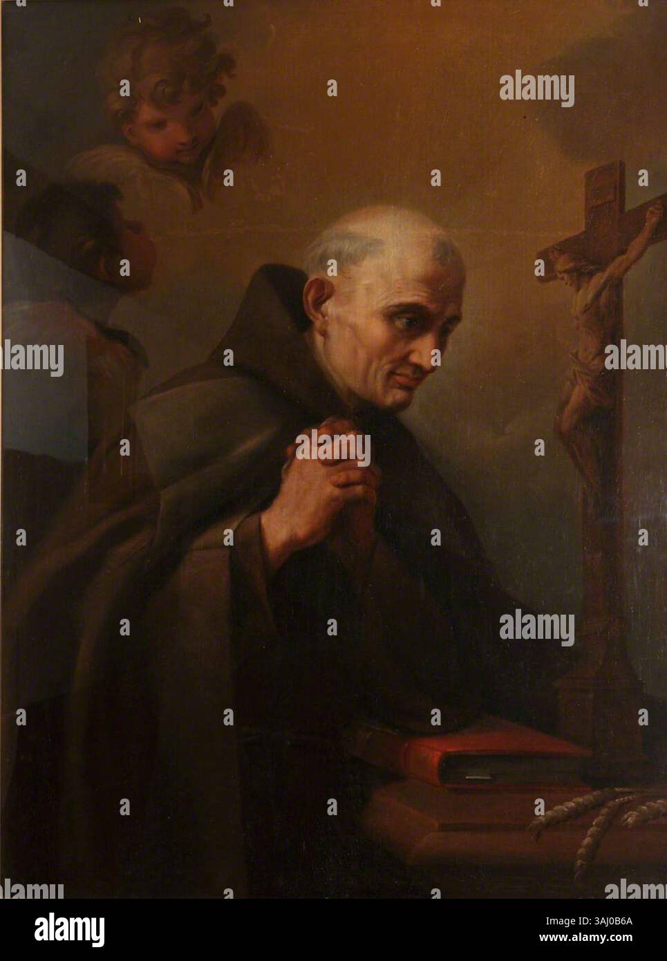 This religious painting, created between 1700 and 1799, shows a ...