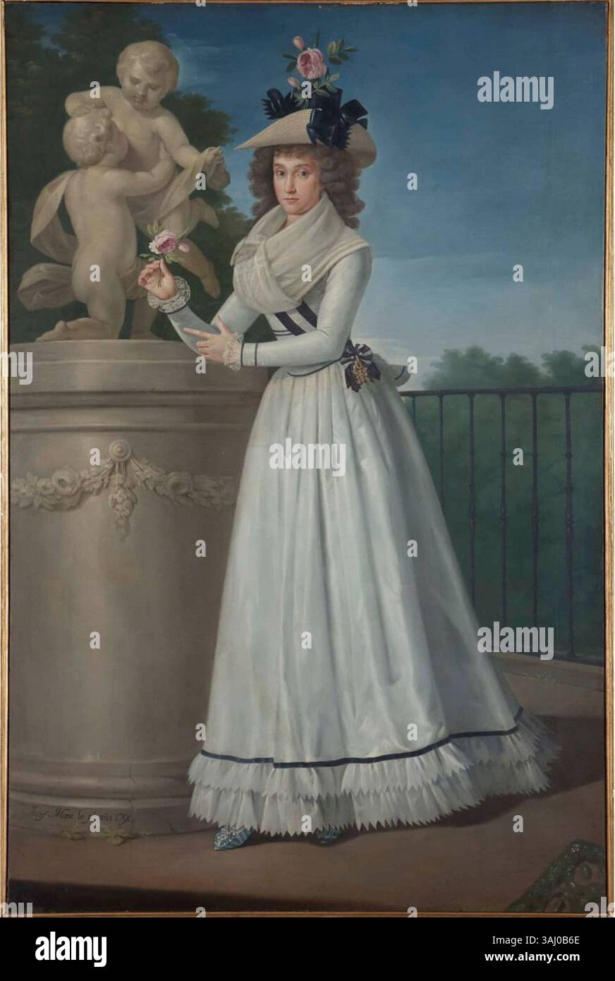This 1791 portrait by José Maea depicts María Teresa de Silva y Palafox ...