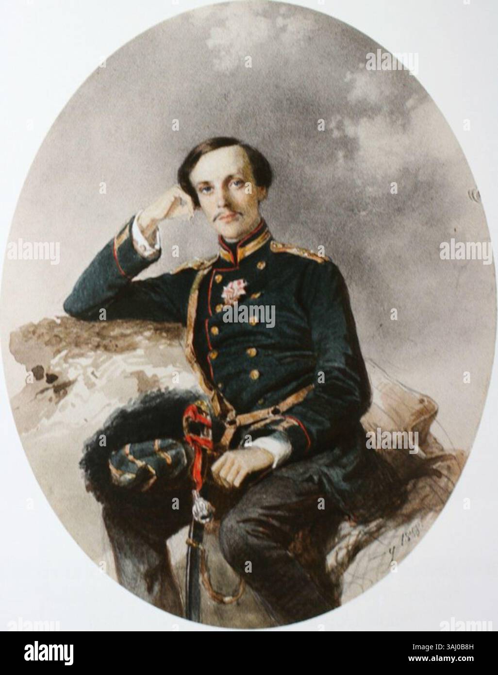 This 1858 portrait of Mikhail Grigorievich Pleshcheev, painted by ...