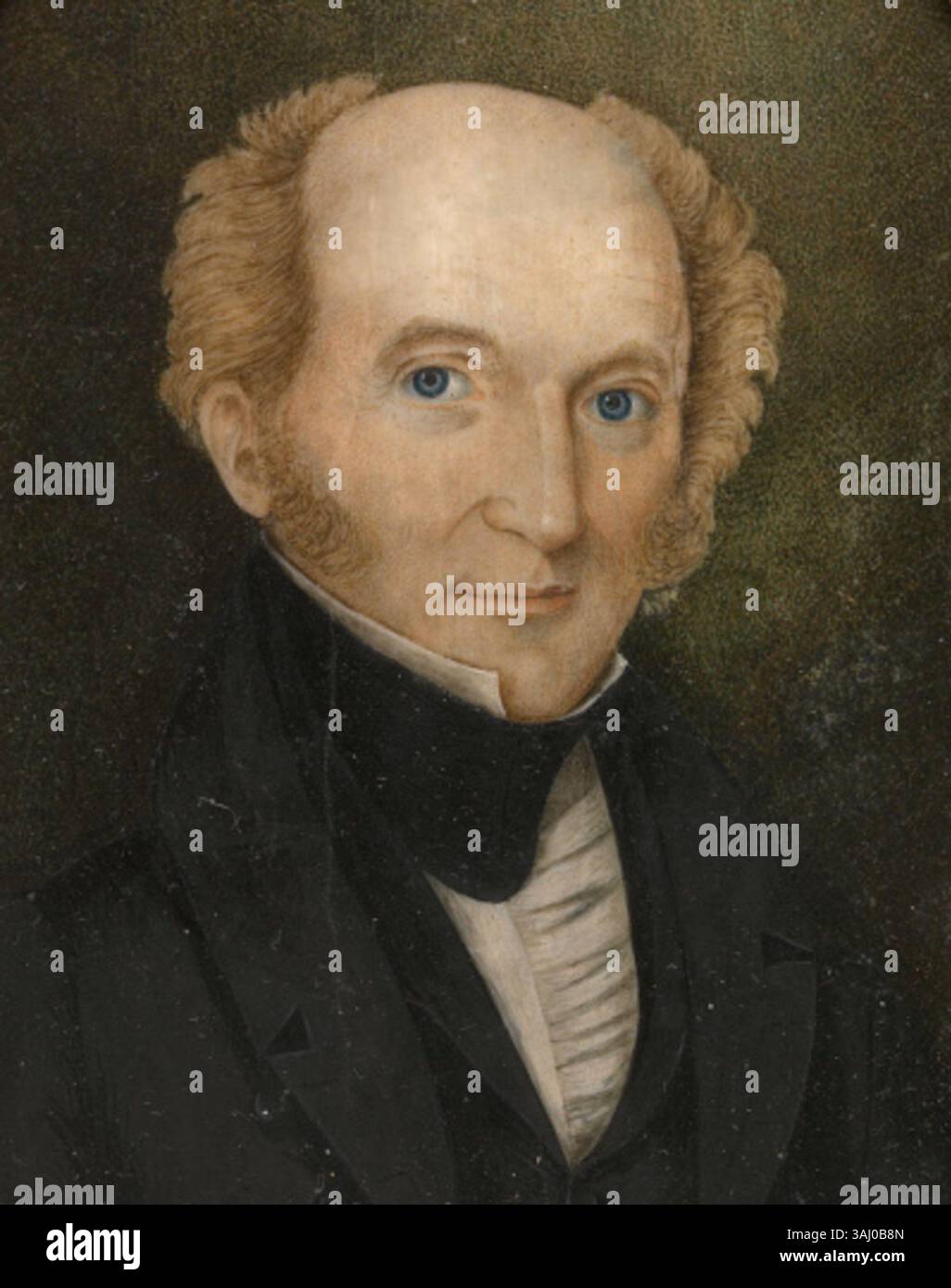 This portrait, painted by an unidentified artist in 1837, depicts Martin Van Buren, the eighth ...