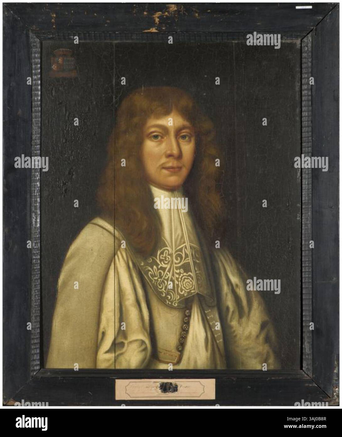 Anonymous portrait of Bocke van Sternsee, painted in 1665. This oil on ...
