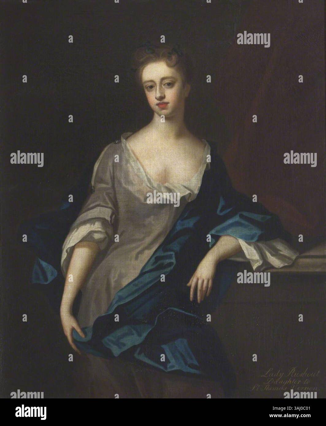 This portrait, by or after Michael Dahl, depicts Arabella Vernon, Lady ...