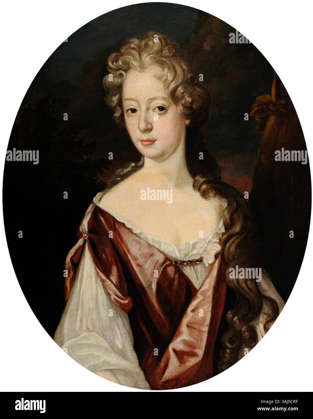 A portrait of an unknown young woman, painted by Godfrey Kneller ...