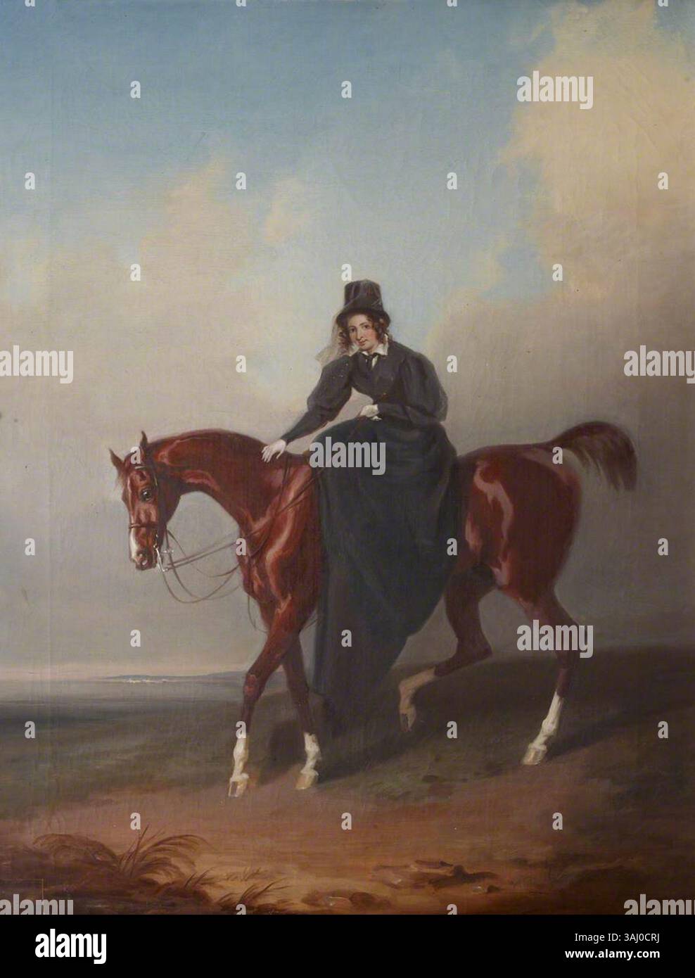 This portrait, painted between 1835 and 1840, depicts Lady Sophia ...