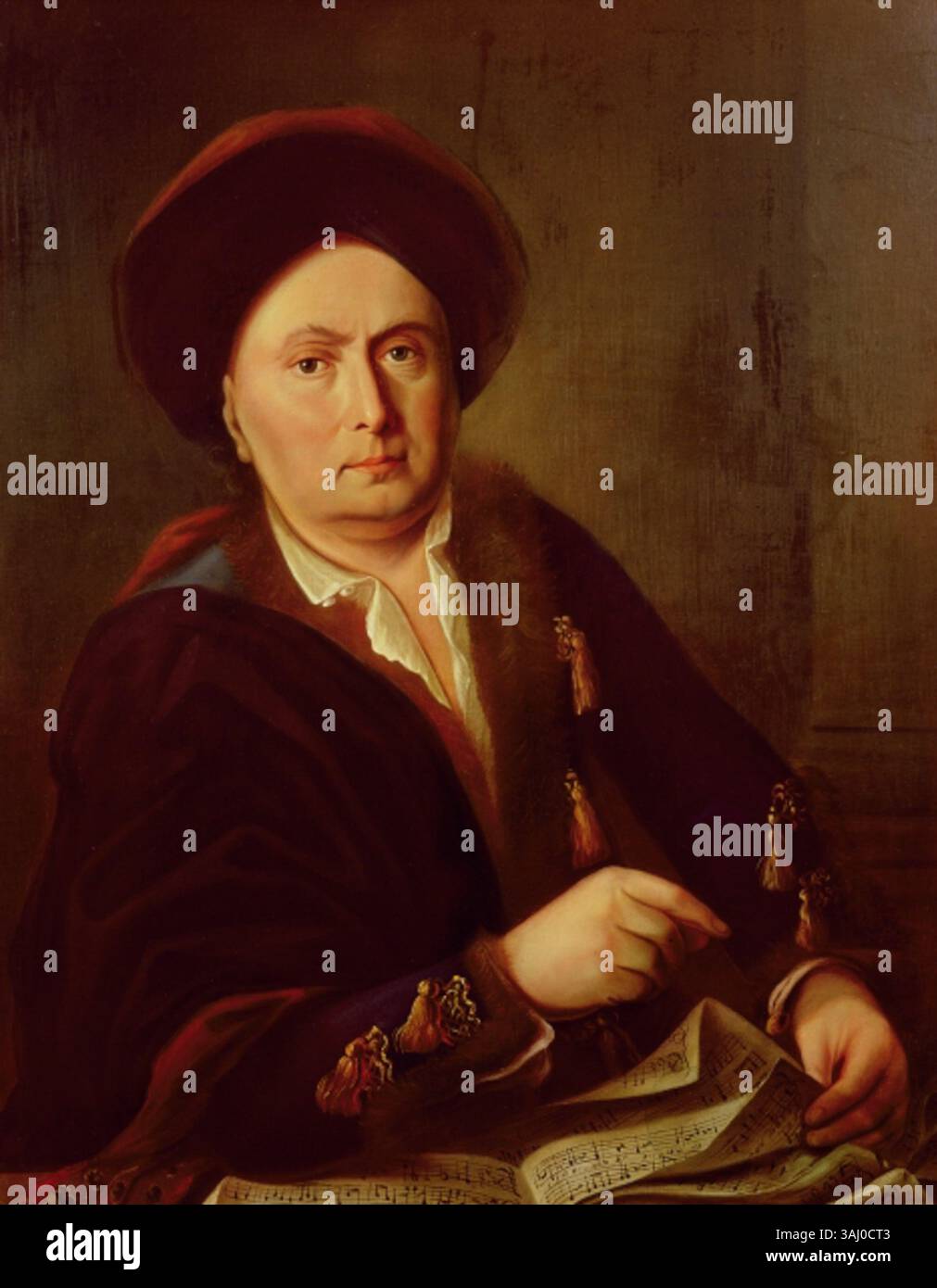 Leopold Radoux’s portrait of Lodewijk van Beethoven, painted in 1773 ...