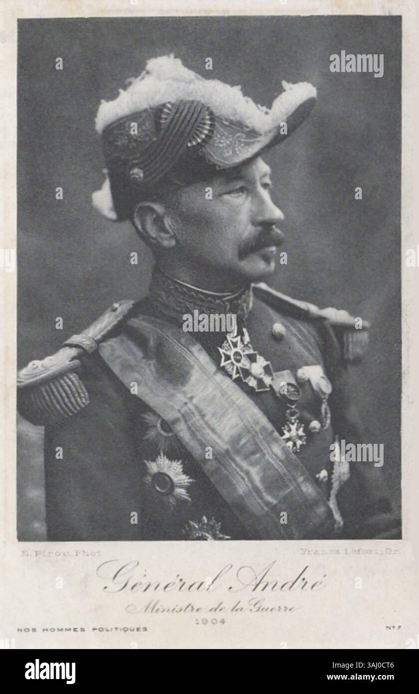 This photograph captures General André, taken by Eugène Pirou around ...