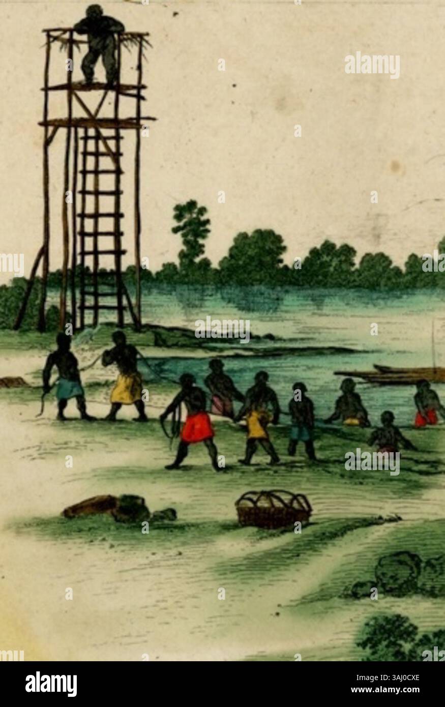 Representation of the Quilombo dos Palmares on a Dutch map from 1647 by ...