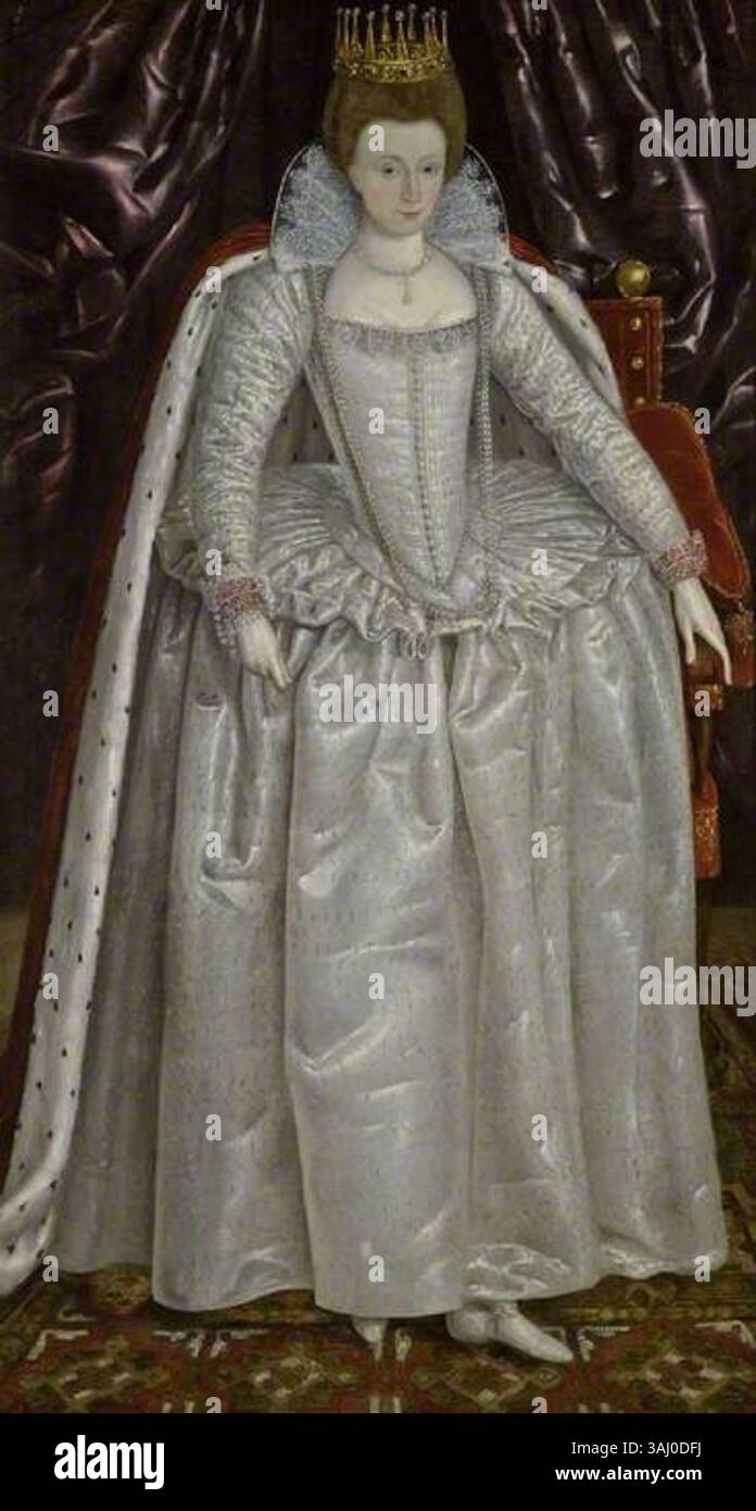 This 1603 portrait of Elizabeth Vernon, Countess of Southampton, by an ...