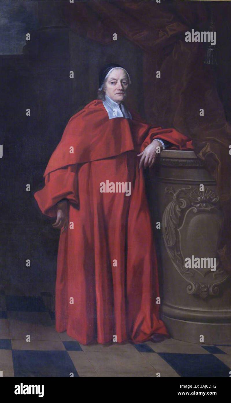 This attributed portrait by Henry Tilson depicts Sir John Maynard (1602 ...