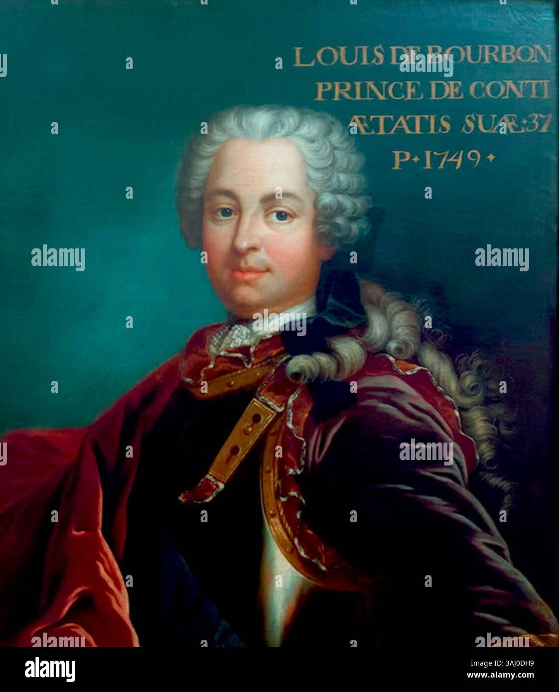 Portrait of Louis François, Prince of Conti (1717-1776), son of Louis ...