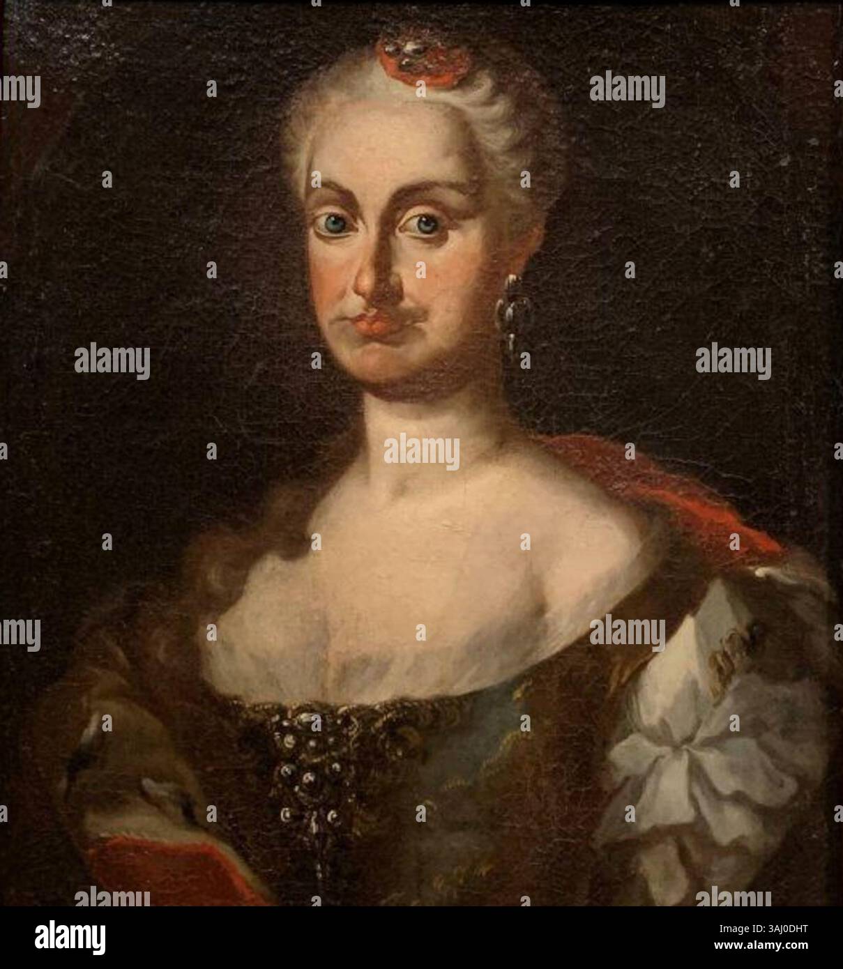 This mid-18th-century oil painting, attributed to the Spanish School ...