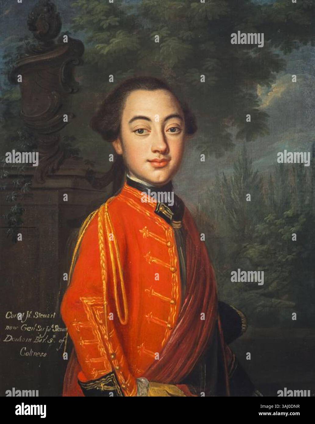 Portrait of General Sir James Steuart Denham of Coltness, painted in ...