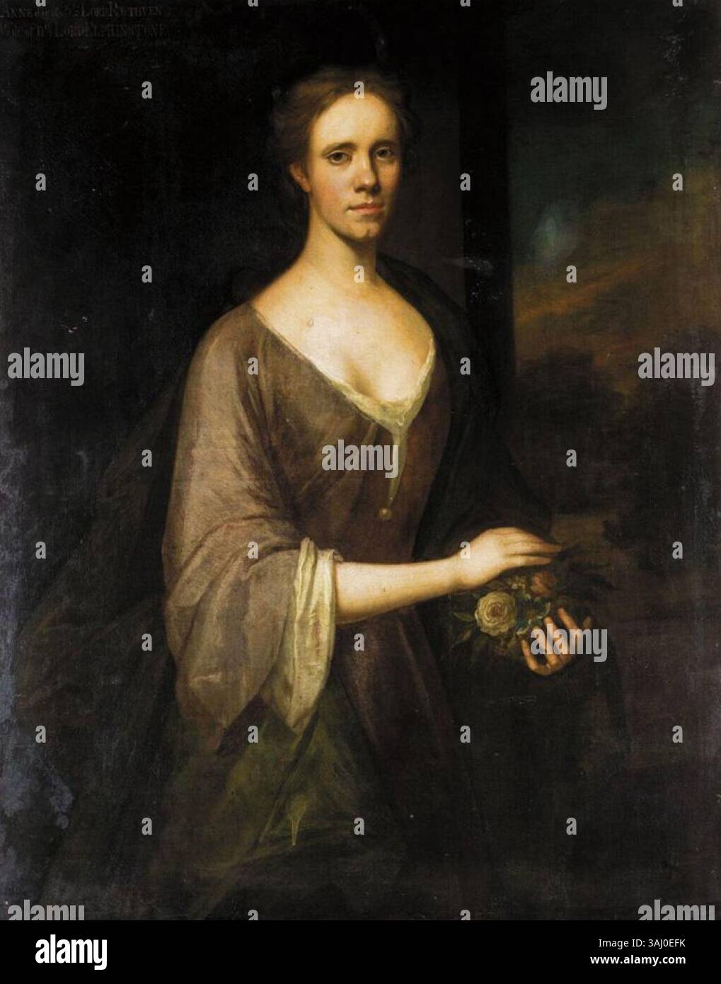 Attributed to Jeremiah Davidson, this 18th-century portrait depicts a ...