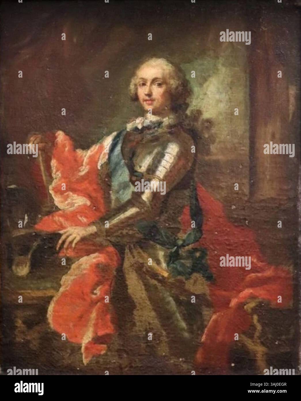 This 18th-century French portrait, attributed to an unidentified artist ...