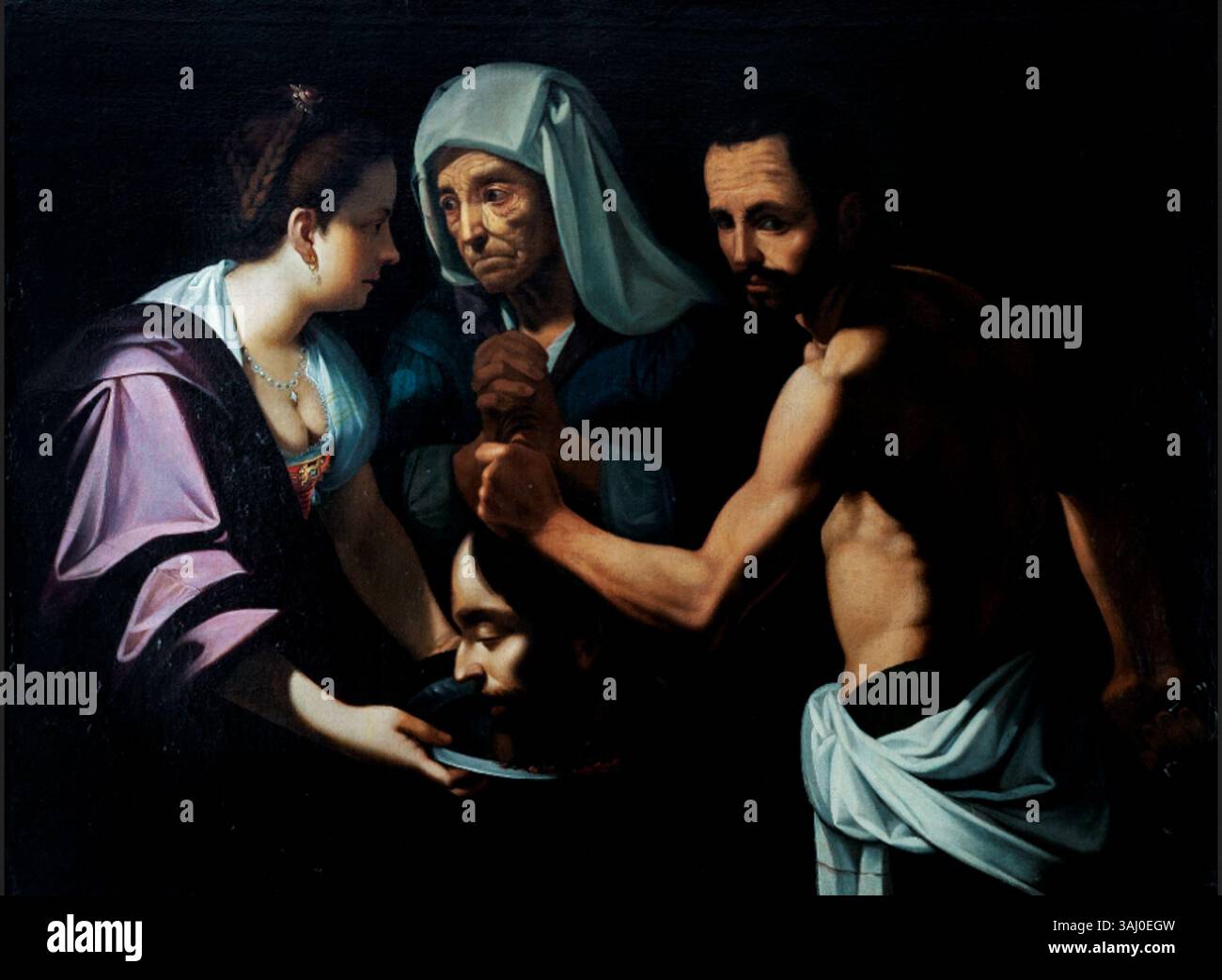 This dramatic 1600-1613 painting by Carlo Sellitto depicts the biblical ...