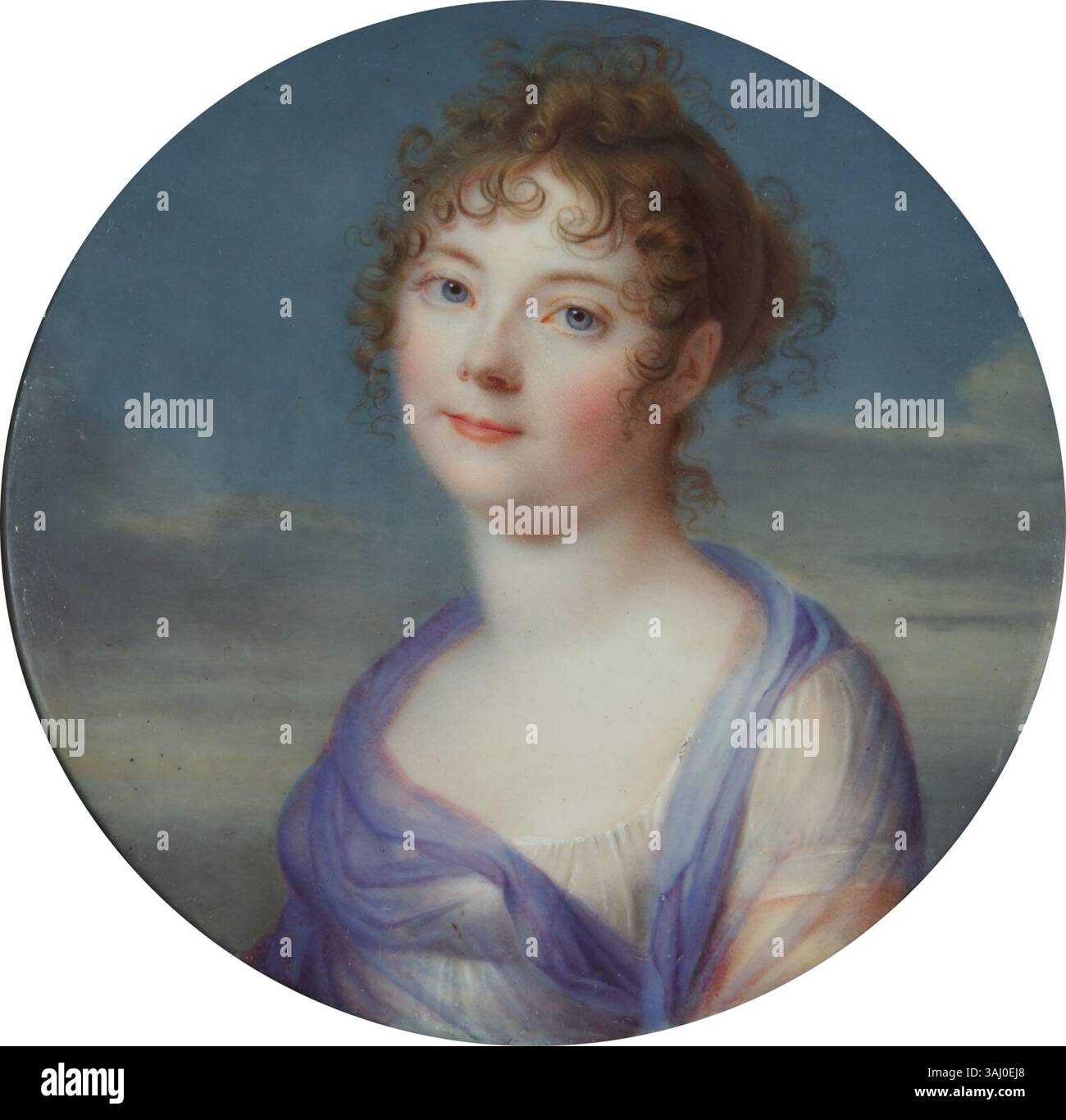 Jean-Baptiste Jacques Augustin's circa 1805 portrait of his wife ...