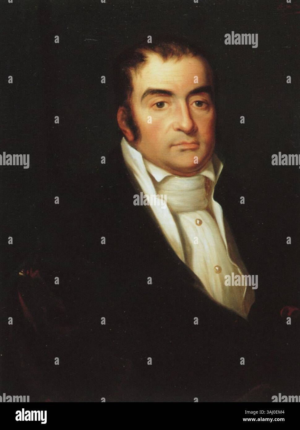 A portrait of Herman Willem Daendels, a Dutch colonial administrator ...