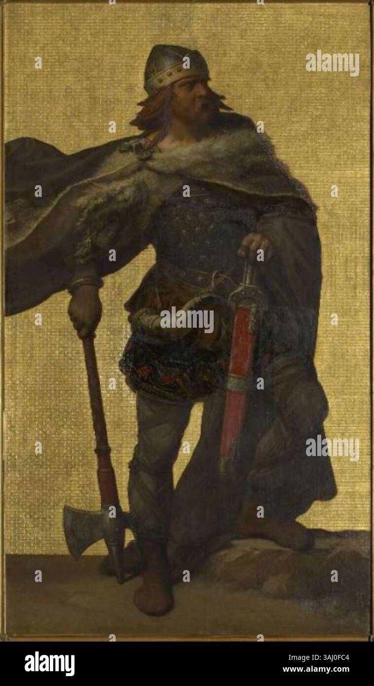 Louis Gallait’s portrait of Pepin of Herstal, painted for the Belgian ...