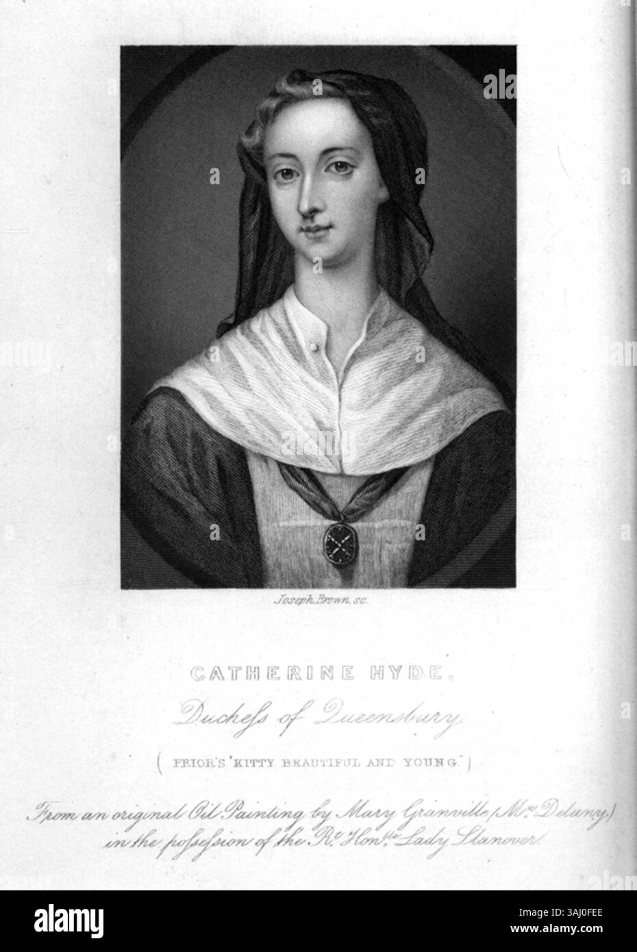 This 1861 portrait by Mary Delany depicts Catherine Douglas, Duchess of ...