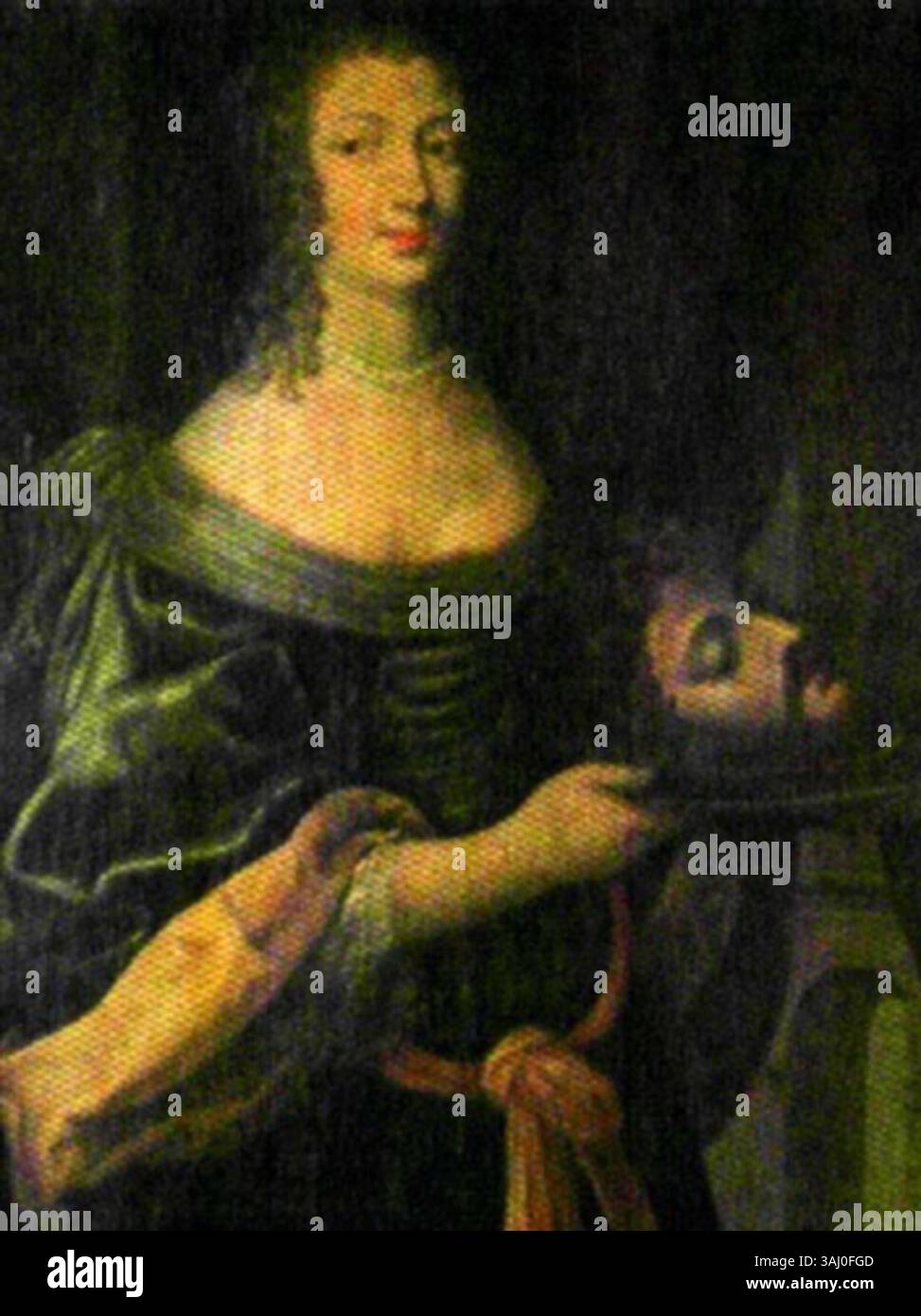This 17th-century French portrait shows a woman in the role of Salome ...