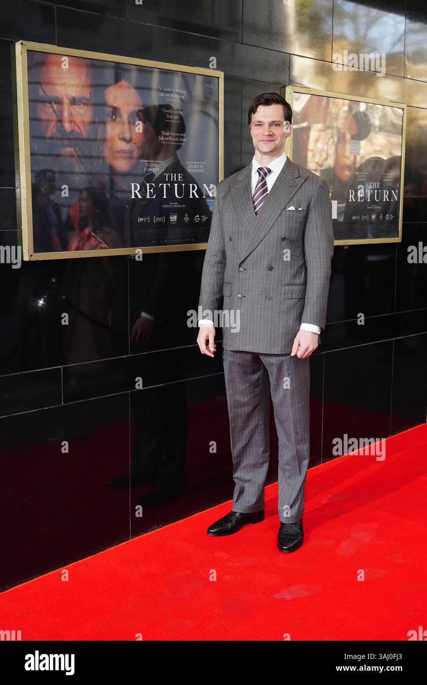 Jamie Andrew Cutler attending the gala screening of The Return, at ...