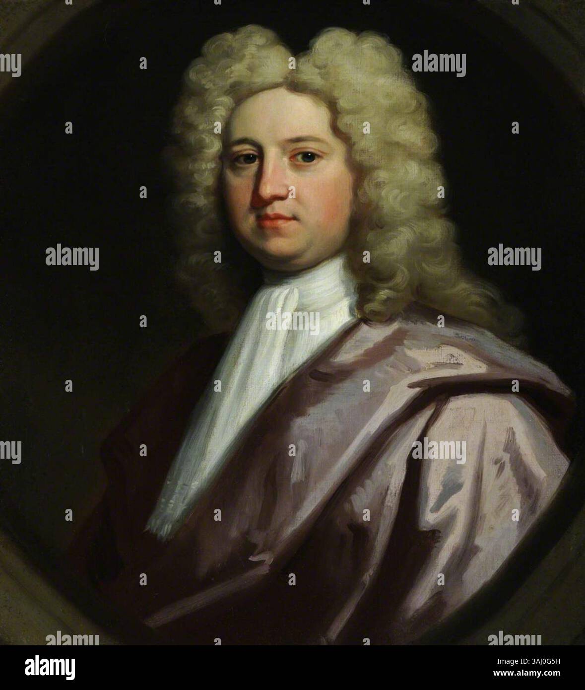 This portrait, attributed to Jonathan Richardson the elder, depicts ...