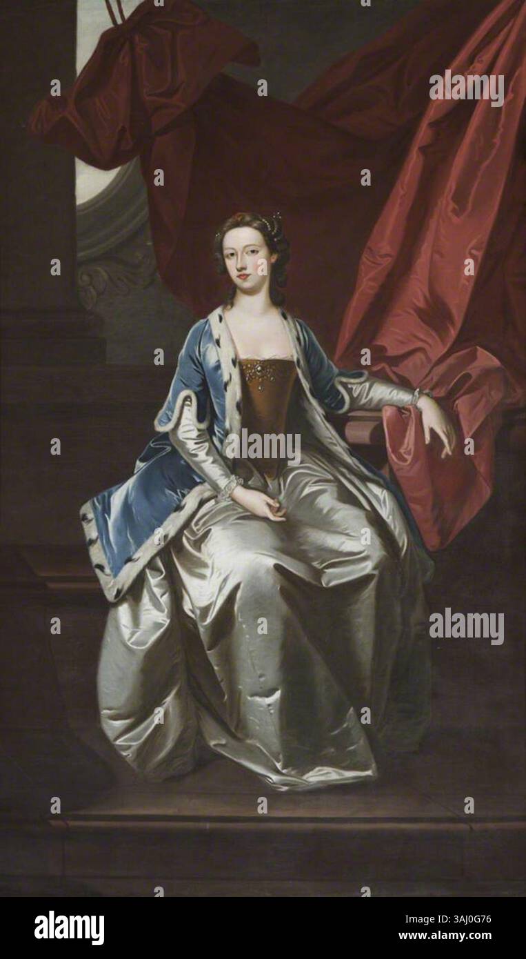 Portrait of Rhoda Apreece, Mrs. Francis Blake Delaval (d.1759), painted ...