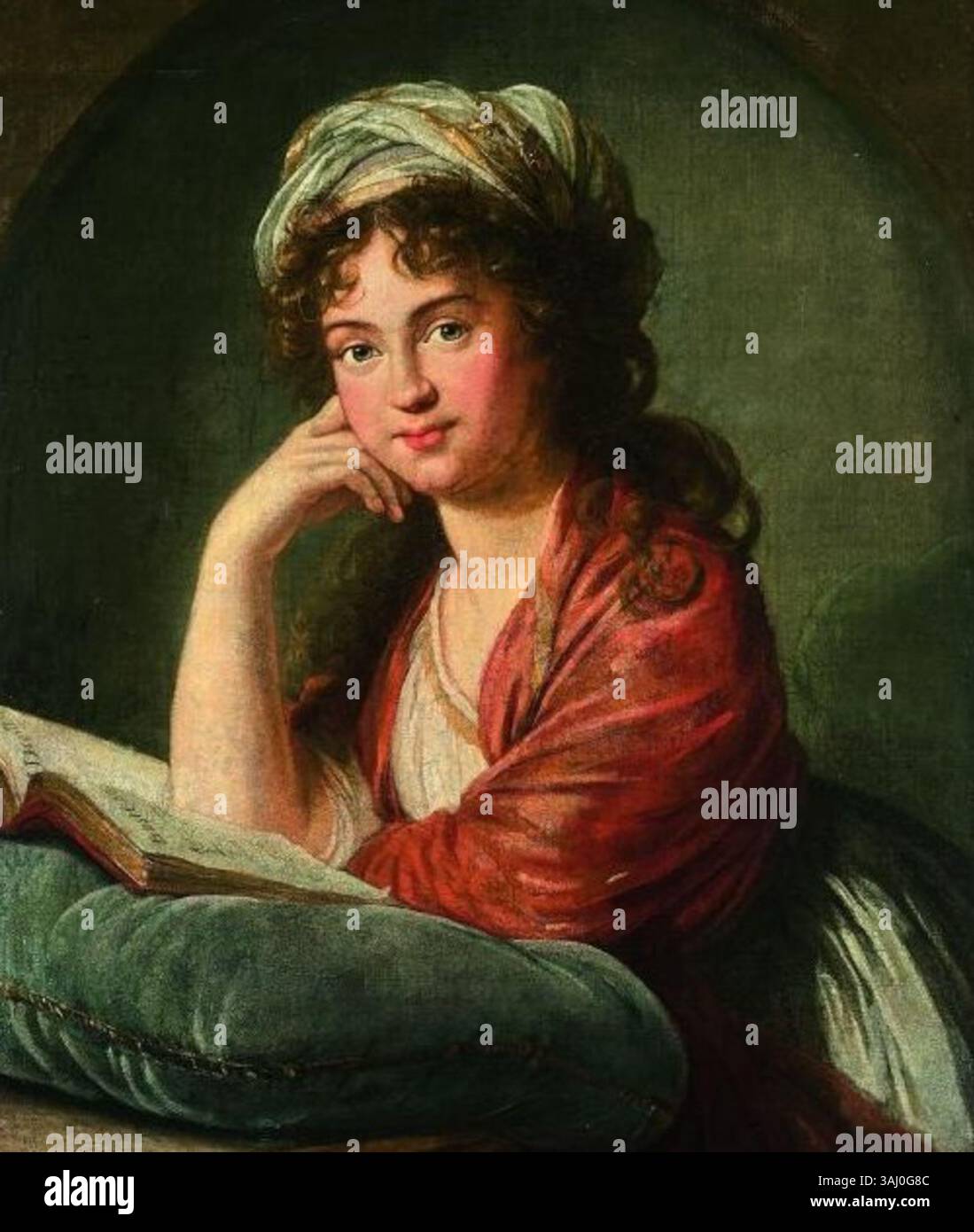Portrait of Alexandra Grigoryevna Kozitskaya by Élisabeth Louise Vigée ...