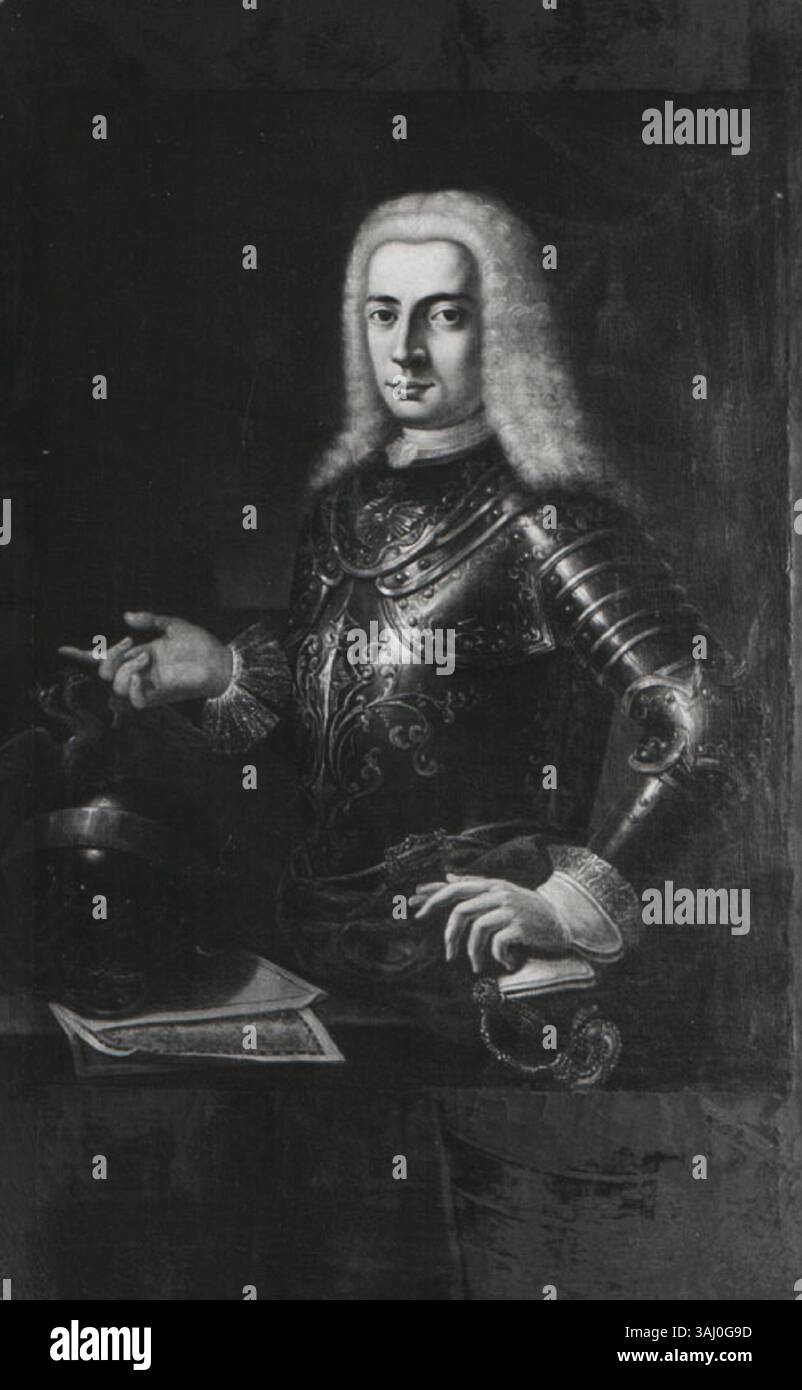 This 18th-century portrait depicts Prince Pier Gregorio Boncompagni ...