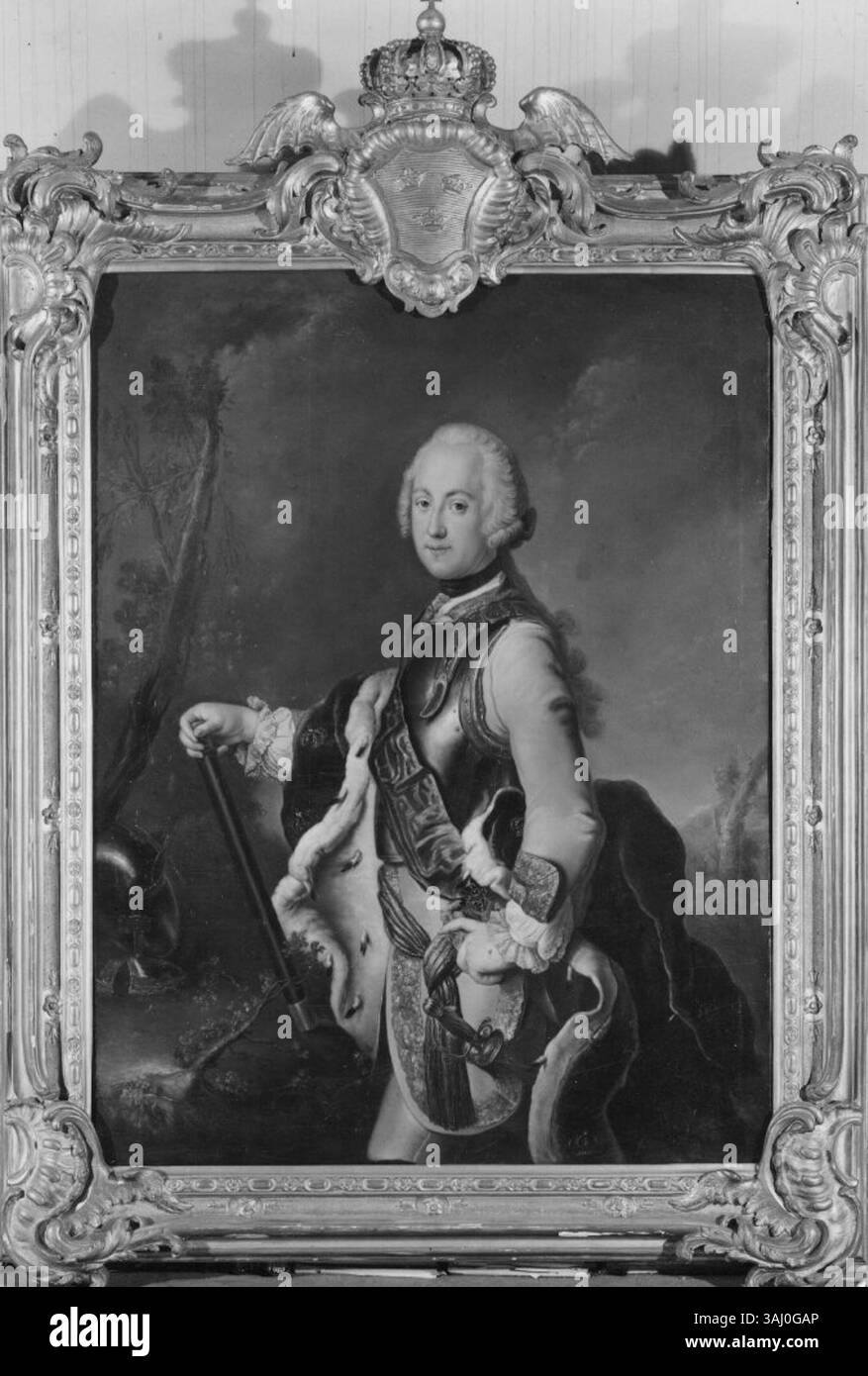 Antoine Pesne's portrait of Adolf Fredrik, King of Sweden, is an oil on ...