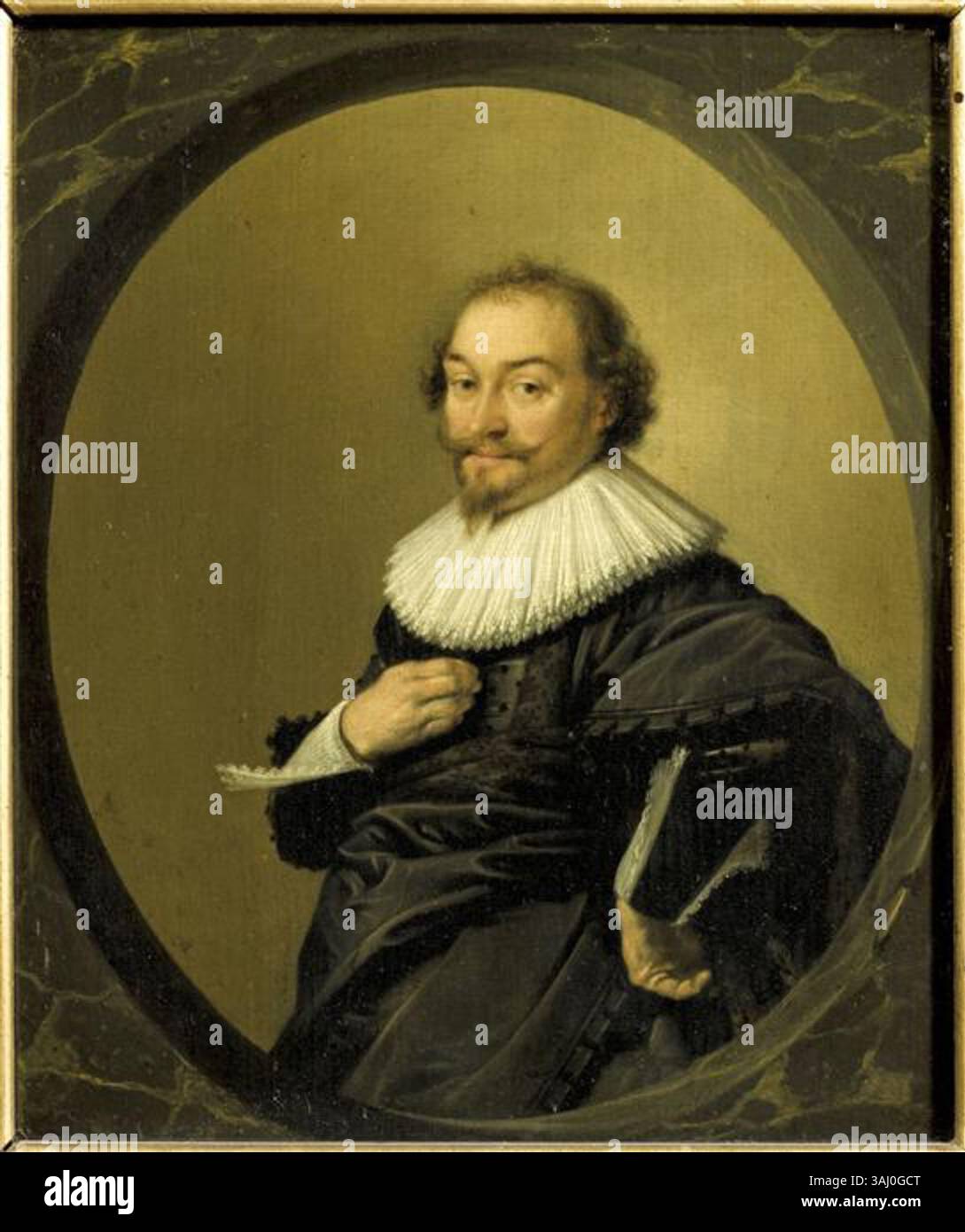 This portrait of Andries Hooftman, painted by Hendrik Gerritsz Pot ...