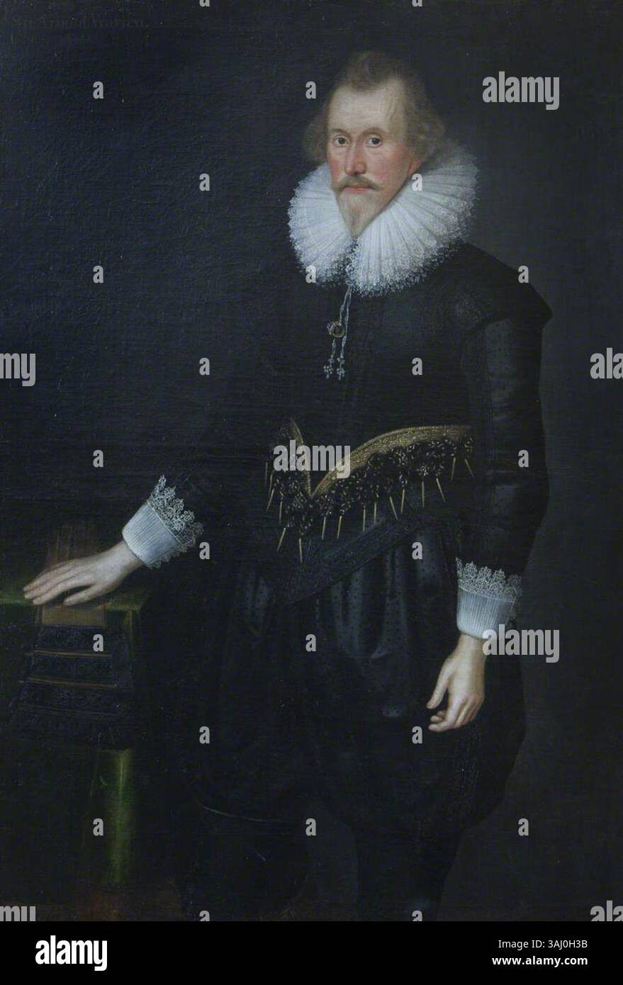 This portrait of Sir Arnold Warren, painted in 1624, showcases the ...