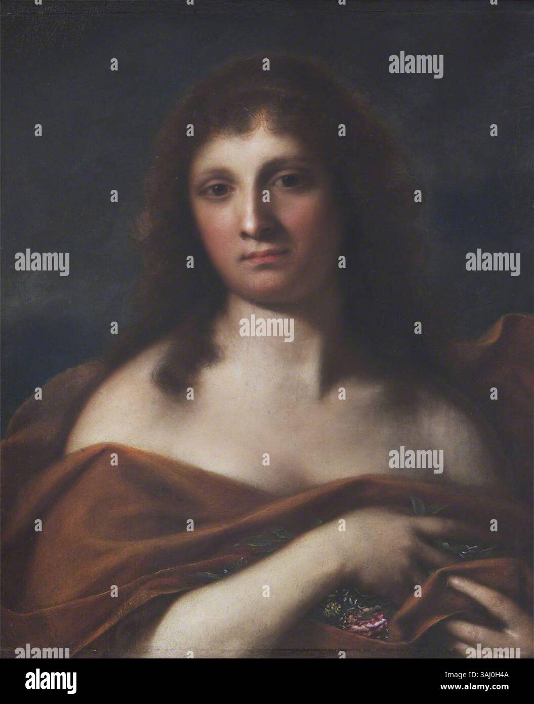 This painting, created in the style of Francesco Furini, depicts a ...