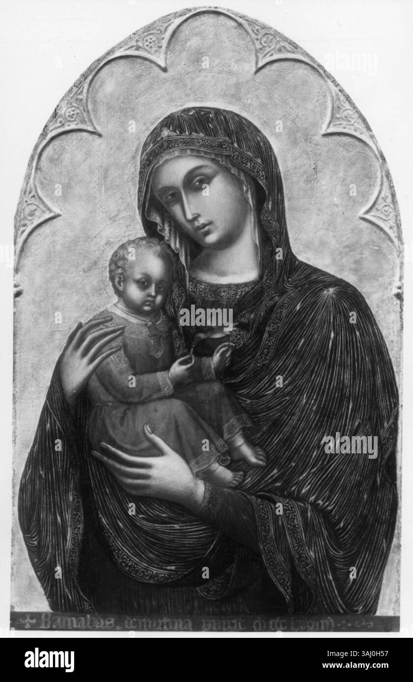 'Mary with the Christ Child' is a 1369 painting by Barnaba da Modena ...