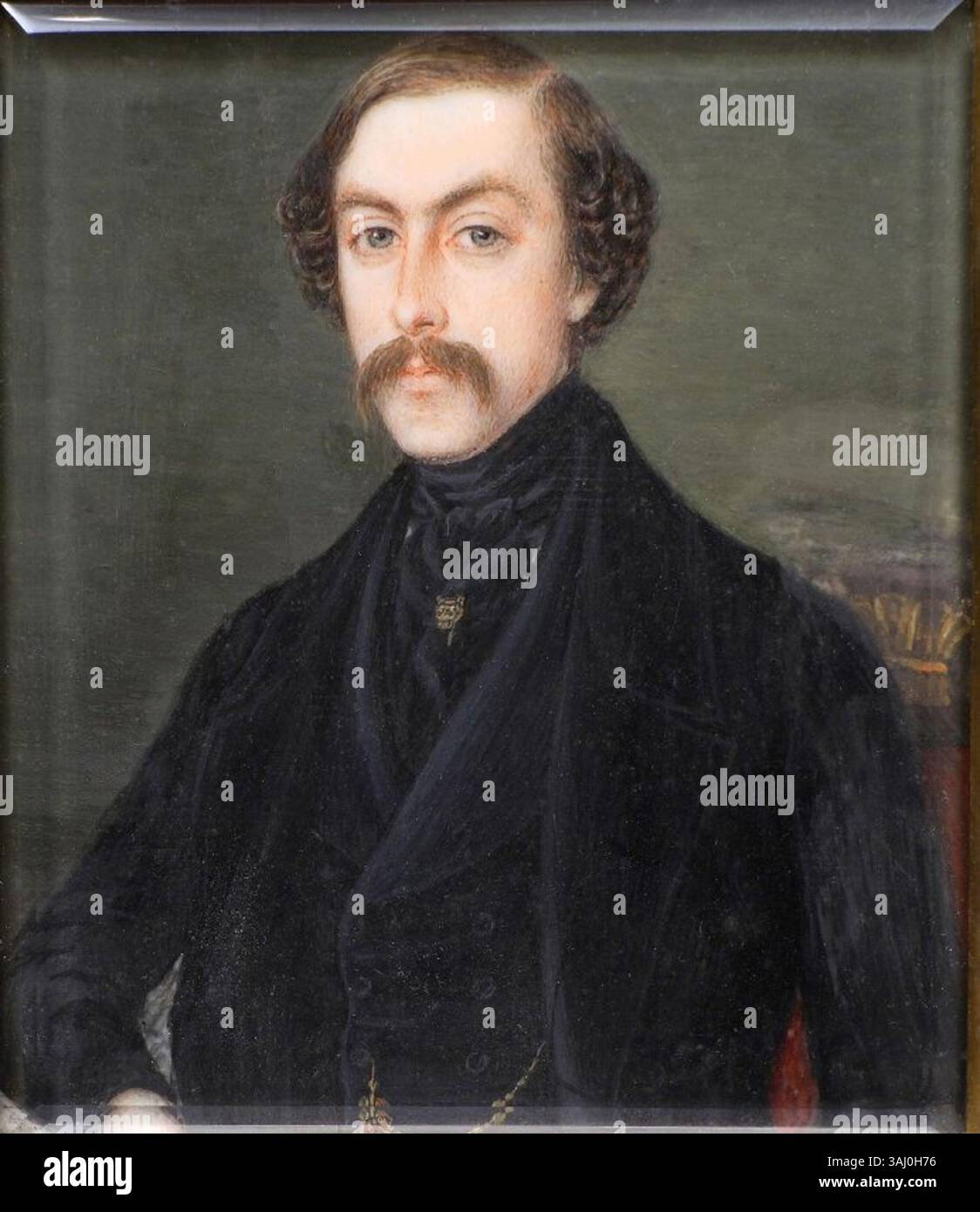 This portrait of Alexey Arkadievich Stolypin, painted by an ...