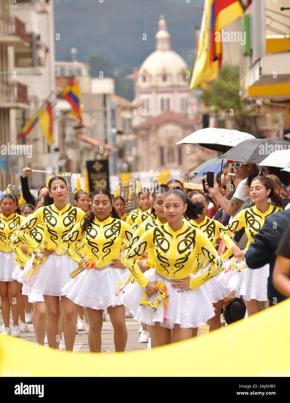 CUENCA STUDENT PARADE FIESTAS DE CUENCA Cuenca,Ecuador April 10, 2025 ...