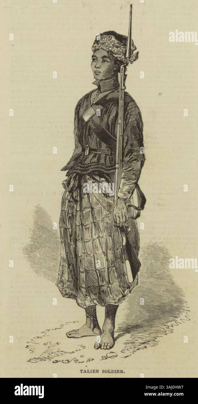 This wood engraving from The Illustrated London News (1852) depicts a ...