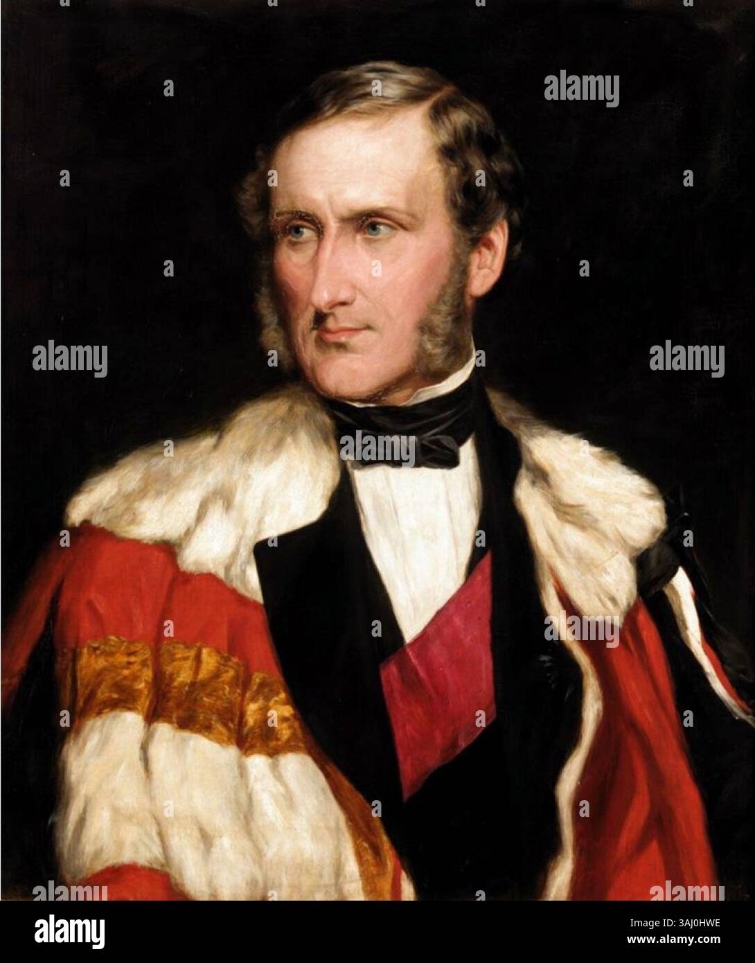 James Faed's 19th-century portrait of John, 13th Lord Elphinstone ...