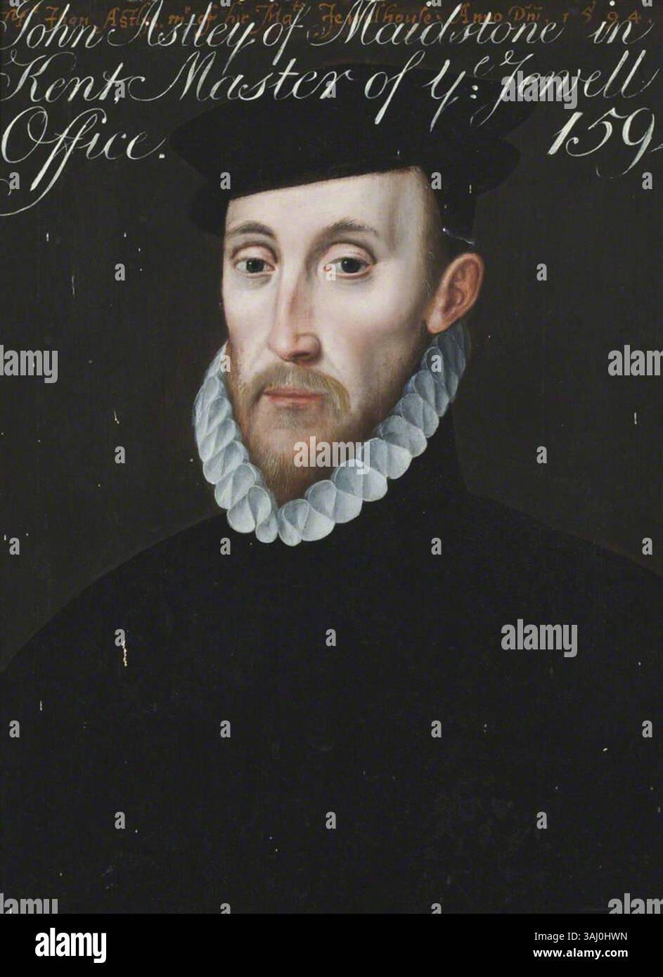 This portrait of Sir John Astley, Master of the Jewel Office, was ...